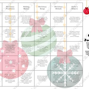 Christmas Jeopardy Game | Fun Family Holiday Trivia Printable ...