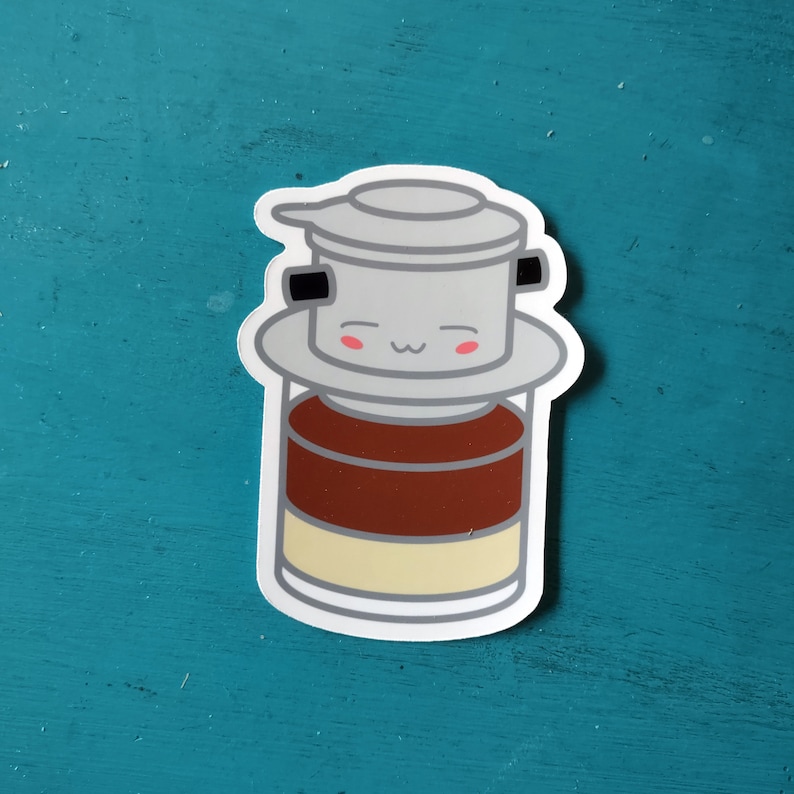 Vietnamese Coffee Cà Phê Sữa Đá 3 Vinyl Stickers - Etsy