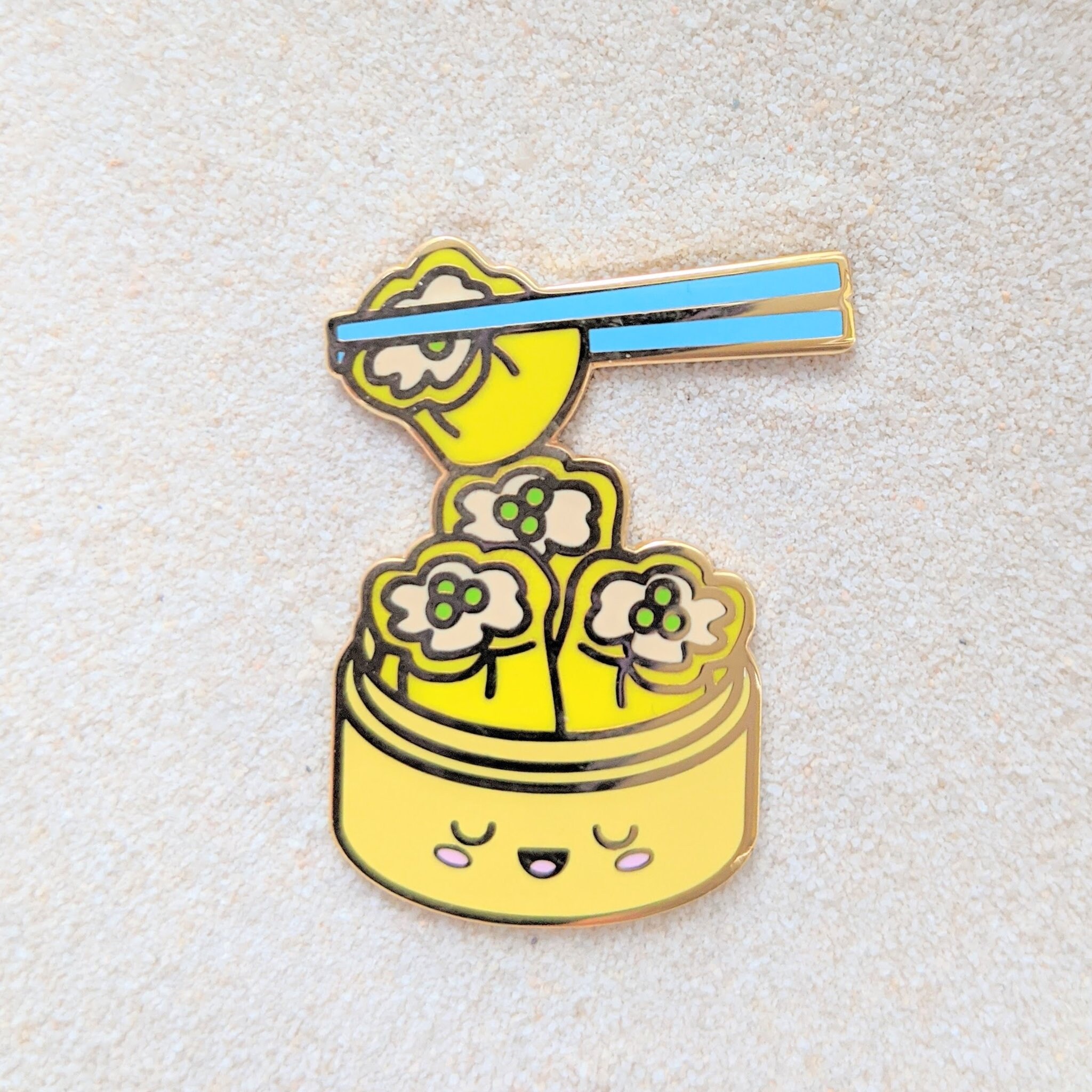 Dim Sum Dimsum Sui Mai Suimai Food 1.5 38mm Hard Enamel Pin Badge With ...
