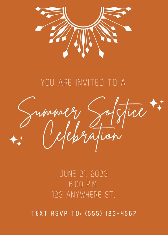 Summer Solstice Party Decorations