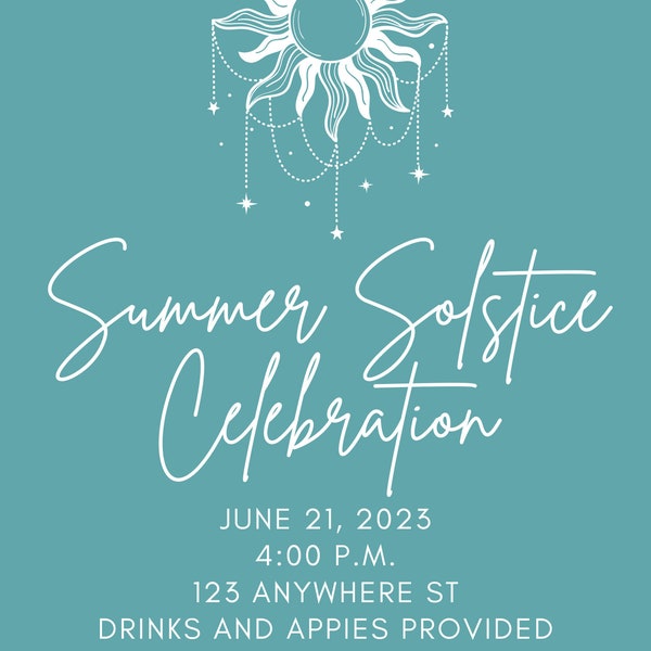 Summer Solstice Party - Etsy