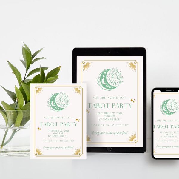 Tarot Wedding Invitation - Etsy