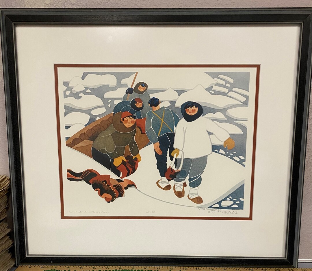 Munoz "unloading Walrus Meat" - Etsy