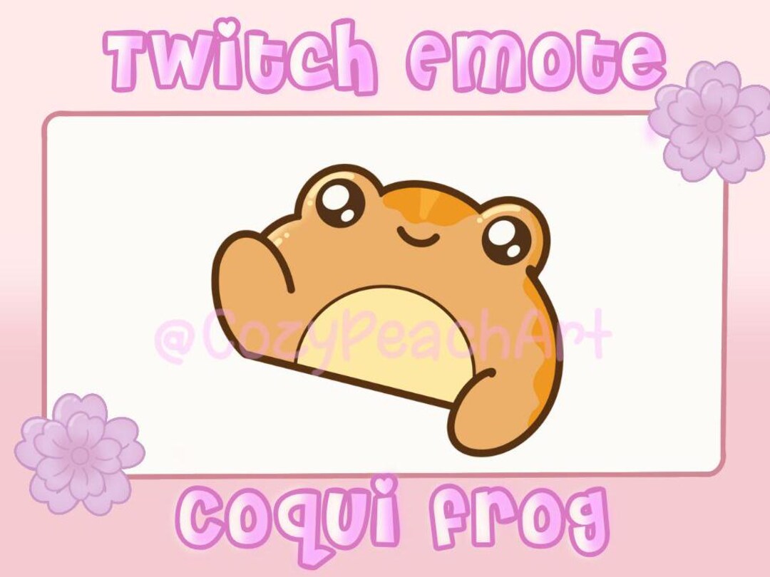 Bongo Coqui Frog Animated Emote Streamer Twitch Discord Youtube Frog ...