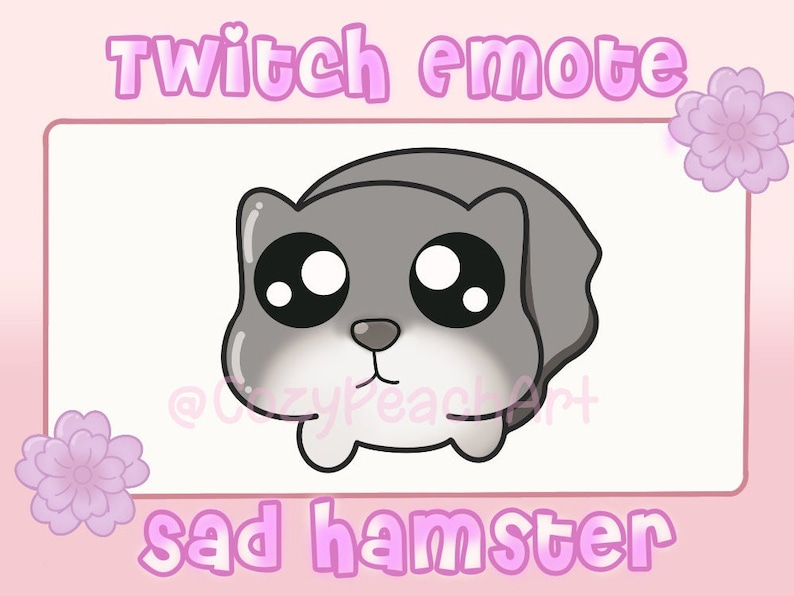 Sad Hamster Meme Kawaii Emote | Streamer | Twitch | Discord | Youtube ...