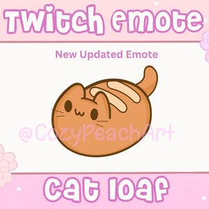 Cat Loaf Kawaii Emote | Streamer | Twitch | Discord | KICK | Youtube ...