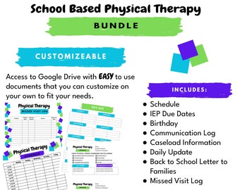 School Based Occupational Therapy Documentation Kit - Etsy