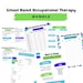 School Based Occupational Therapy Documentation Kit - Etsy