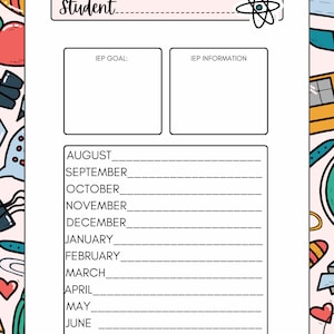 School Based Therapy Planner, OT, PT, SLP Digital File, Pt Evaluation ...
