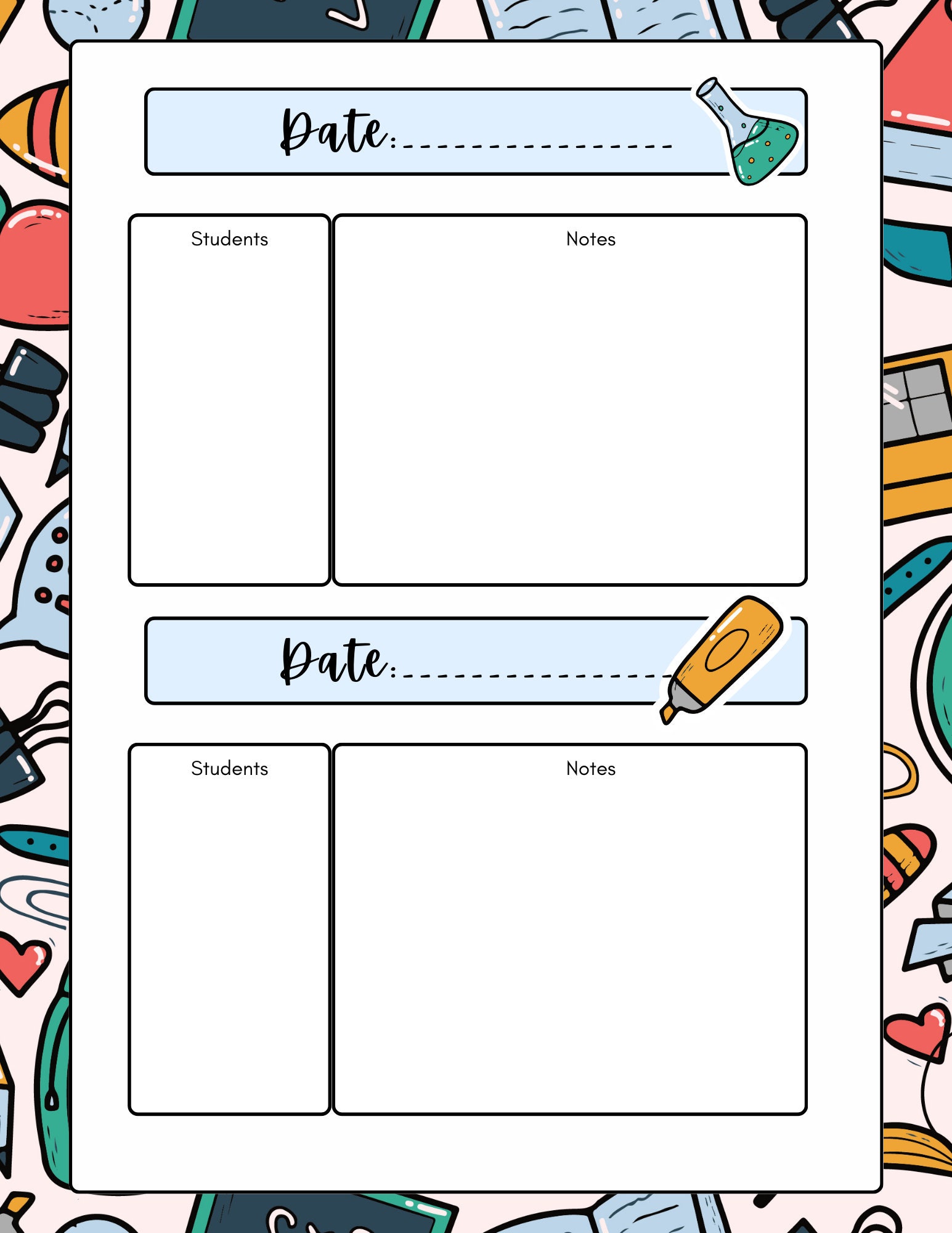 School Based Therapy Planner, OT, PT, SLP Digital File, Pt Evaluation ...