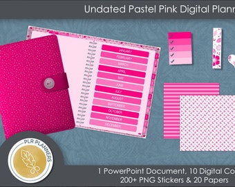 Pink 2024 Digital Planner - Etsy