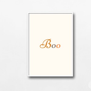 Fall Print,boo Print,halloween Printable Wall Art,halloween Art,happy ...