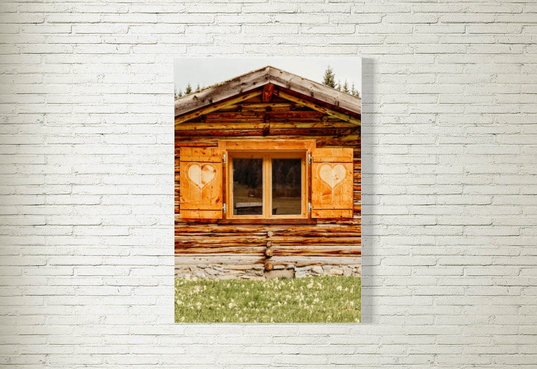 Alpine Hut Poster | Modern Poster | Poster Print | Typography ...