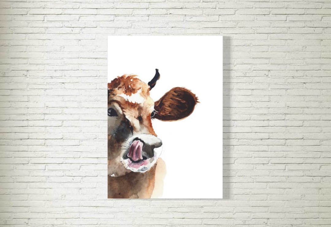 Cow Love Poster | Modern Poster | Poster Print | Typography | Bavarian ...