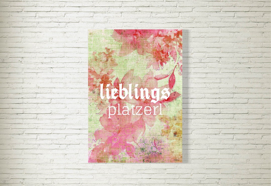 Poster Favorite Place Flowers | Modern Poster | Poster Print ...