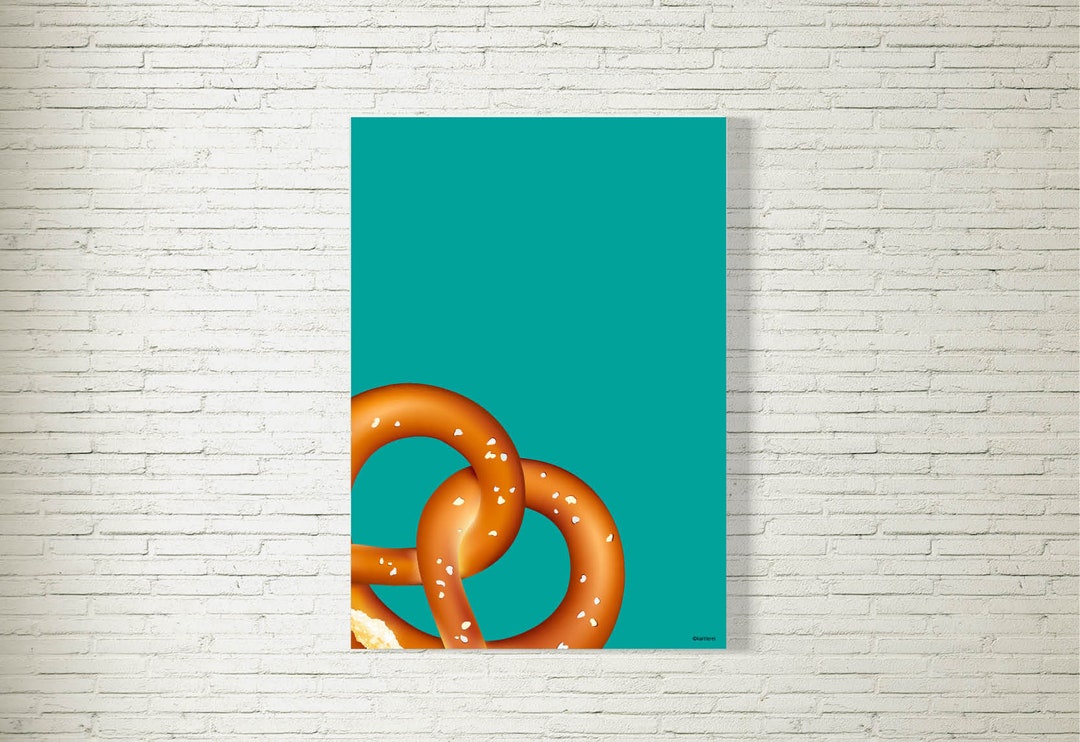 Poster Brezn Poster Modern Poster Print Typography Bavarian Poster ...