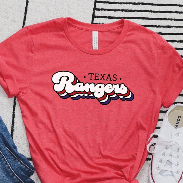Texas Rangers Shirt - Etsy