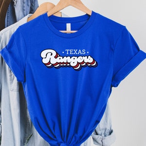 Rangers Baseball Shirt, Retro Texas Baseball Tee, Rangers Shirt, Dallas ...