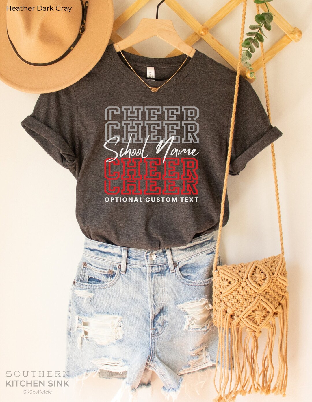 Custom Cheer Shirt, Customizable Cheerleader Tshirt, Cheer Mom Tee ...