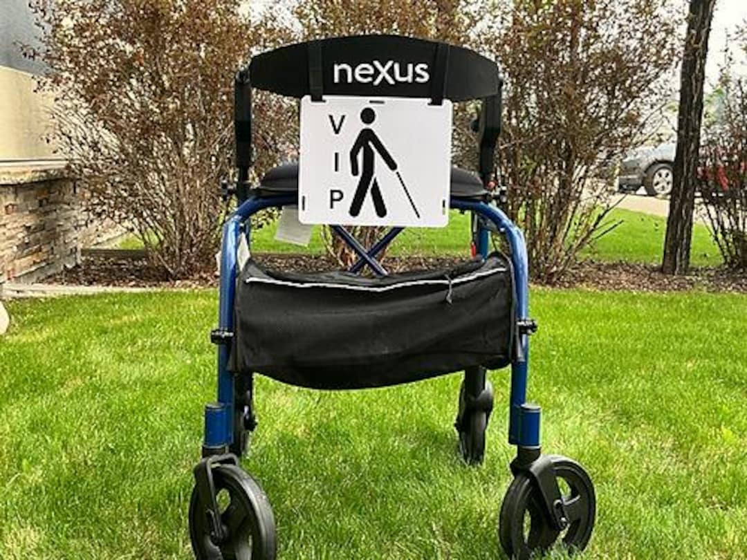 VIP Walker Sign, Walker Sign for Vision Impaired, Gift for Vision ...