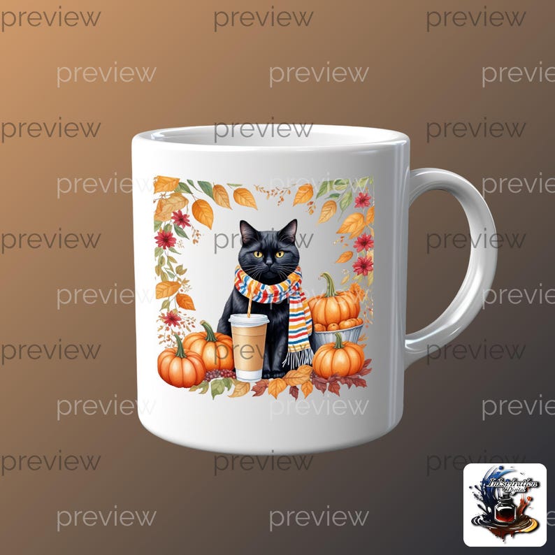 Cozy Fall Clipart Bundle for Instant Download Coffee, PNG Designs ...