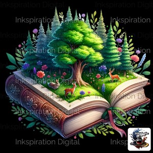 Fantasy Book Clipart Bundle, Castles, Dragons, Mermaids, Romantasy ...