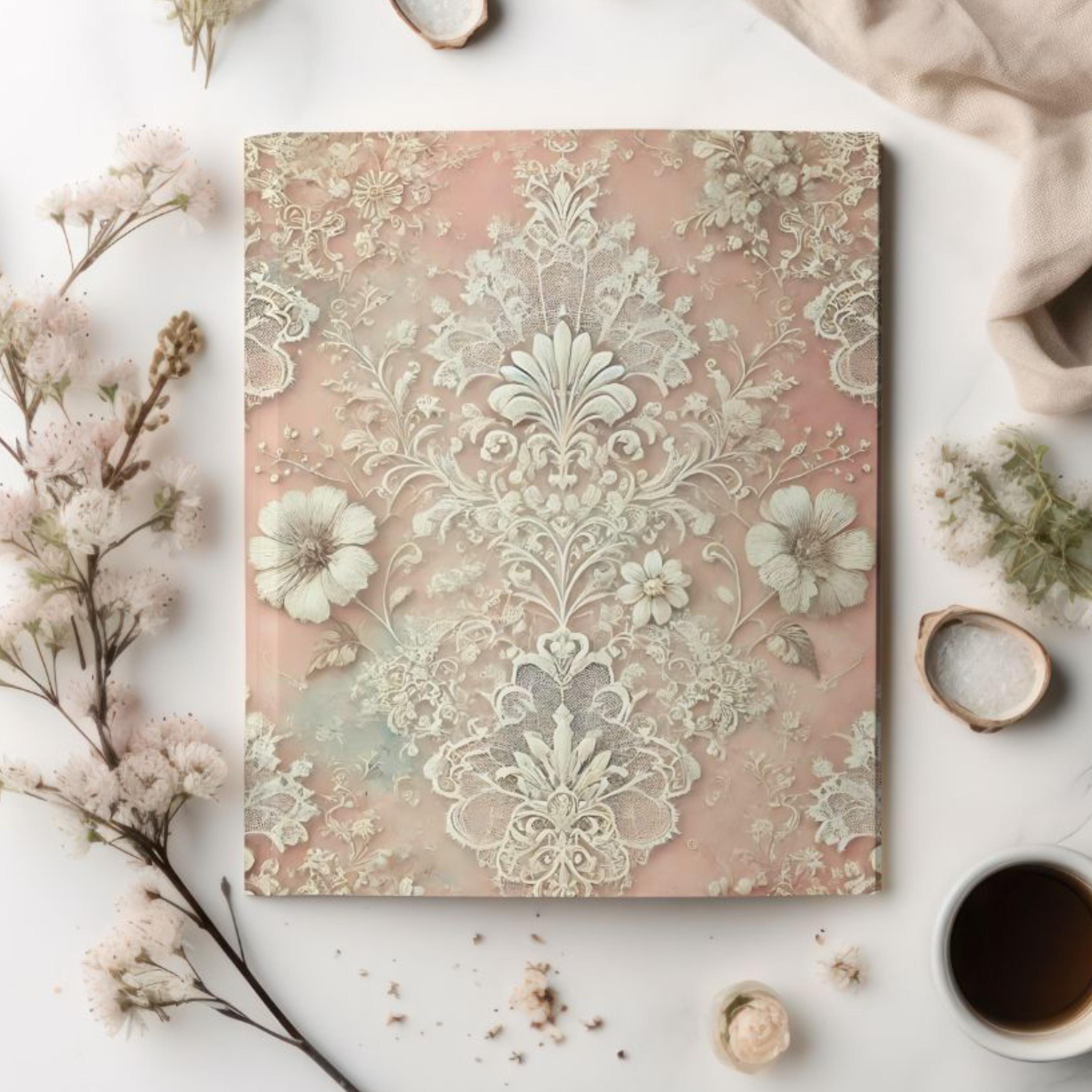 Vintage Floral Digital Paper, Junk Journal, Patterns for Scrapbooking ...