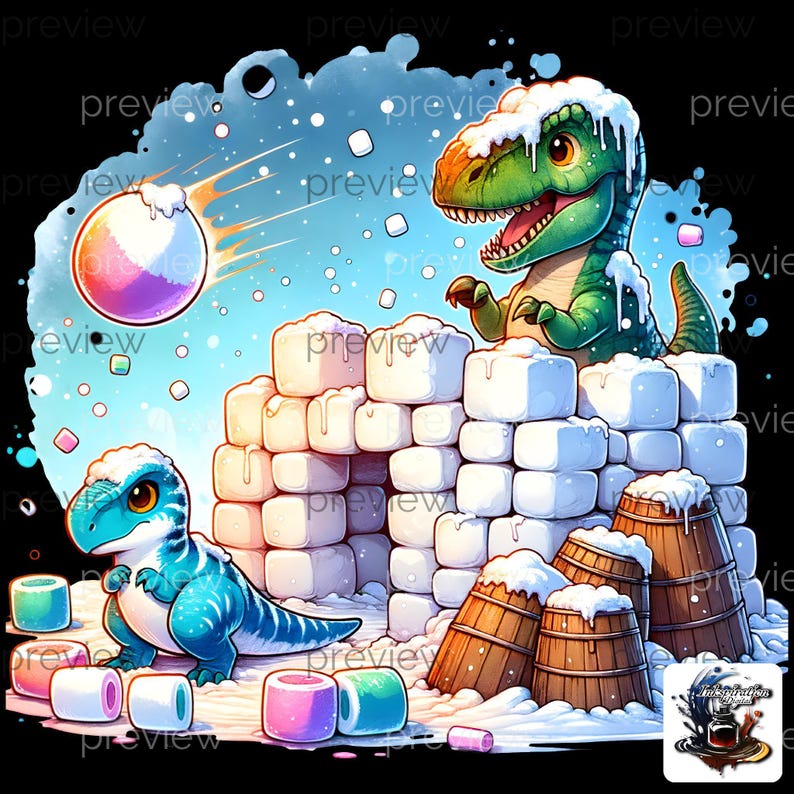 Christmas Dinosaur Clipart Bundle, Holiday Dino, Festive Cartoon ...