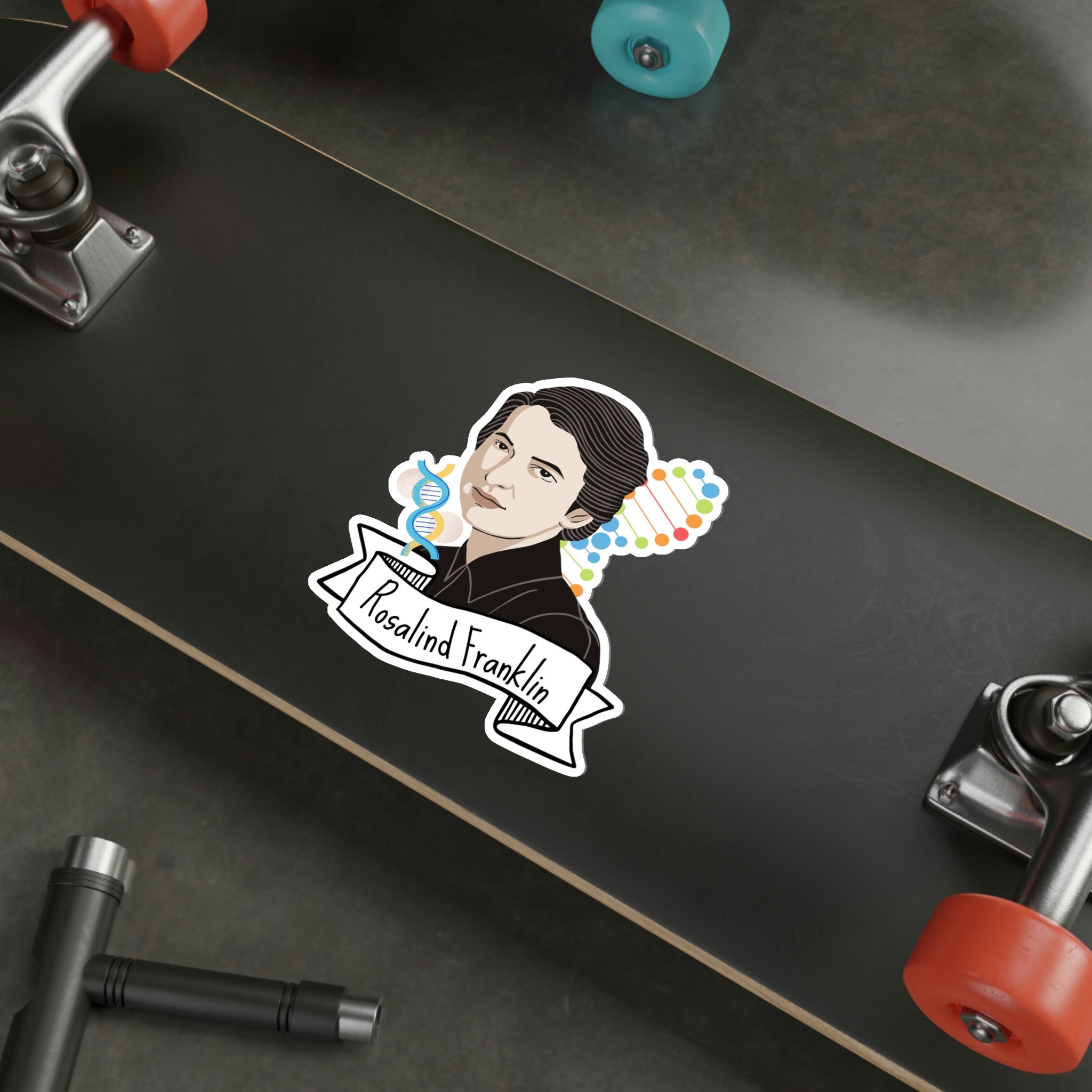 Rosalind Franklin Die-cut Sticker, Female Scientist Decal ...