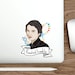 Rosalind Franklin Die-cut Sticker, Female Scientist Decal ...