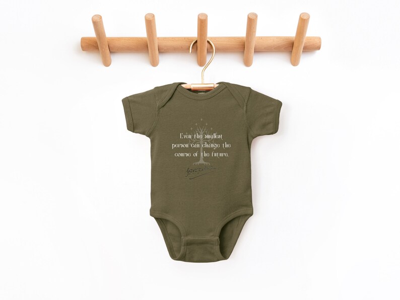 Even the Smallest Person JRR Tolkien Baby Onesie, Catholic Quote, LOTR ...