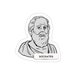 Socrates Die-cut Sticker, Comic Book Style, Ancient Greece, Greek ...