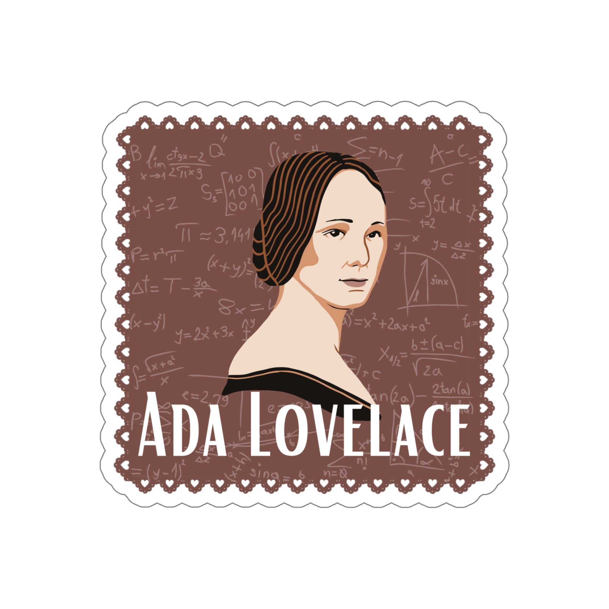 Ada Lovelace Die-cut Sticker, International Women's Day Decal, Feminist ...