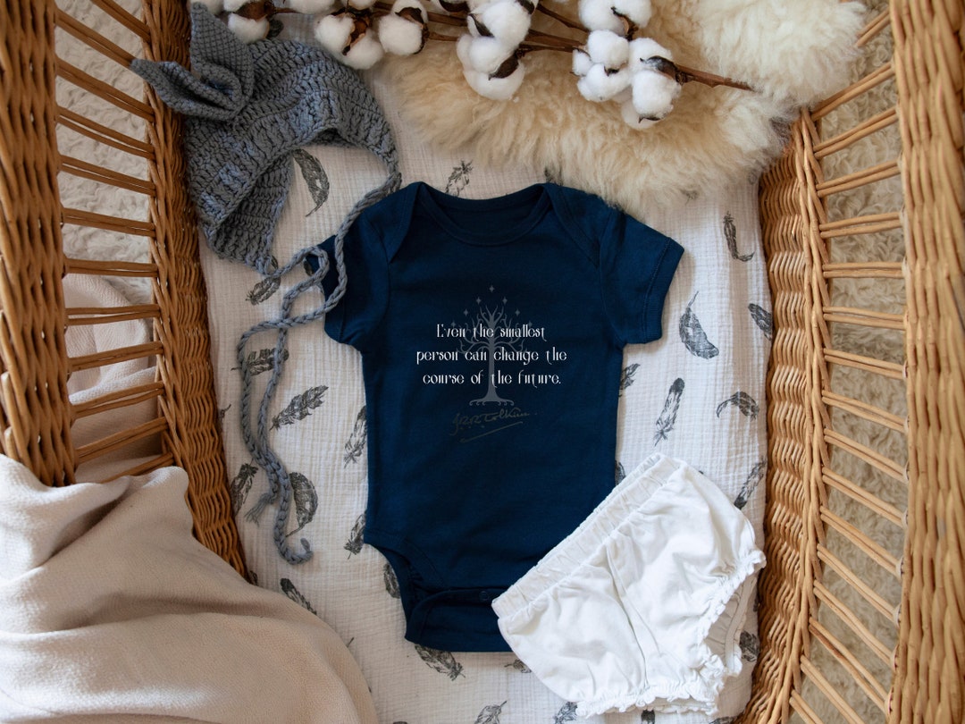 Even the Smallest Person JRR Tolkien Baby Onesie, Catholic Quote, LOTR ...