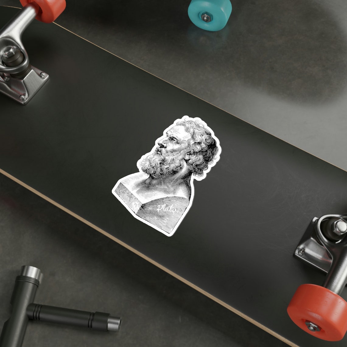 Plato Die-cut Sticker Greek Philosopher Decal Philosophy - Etsy