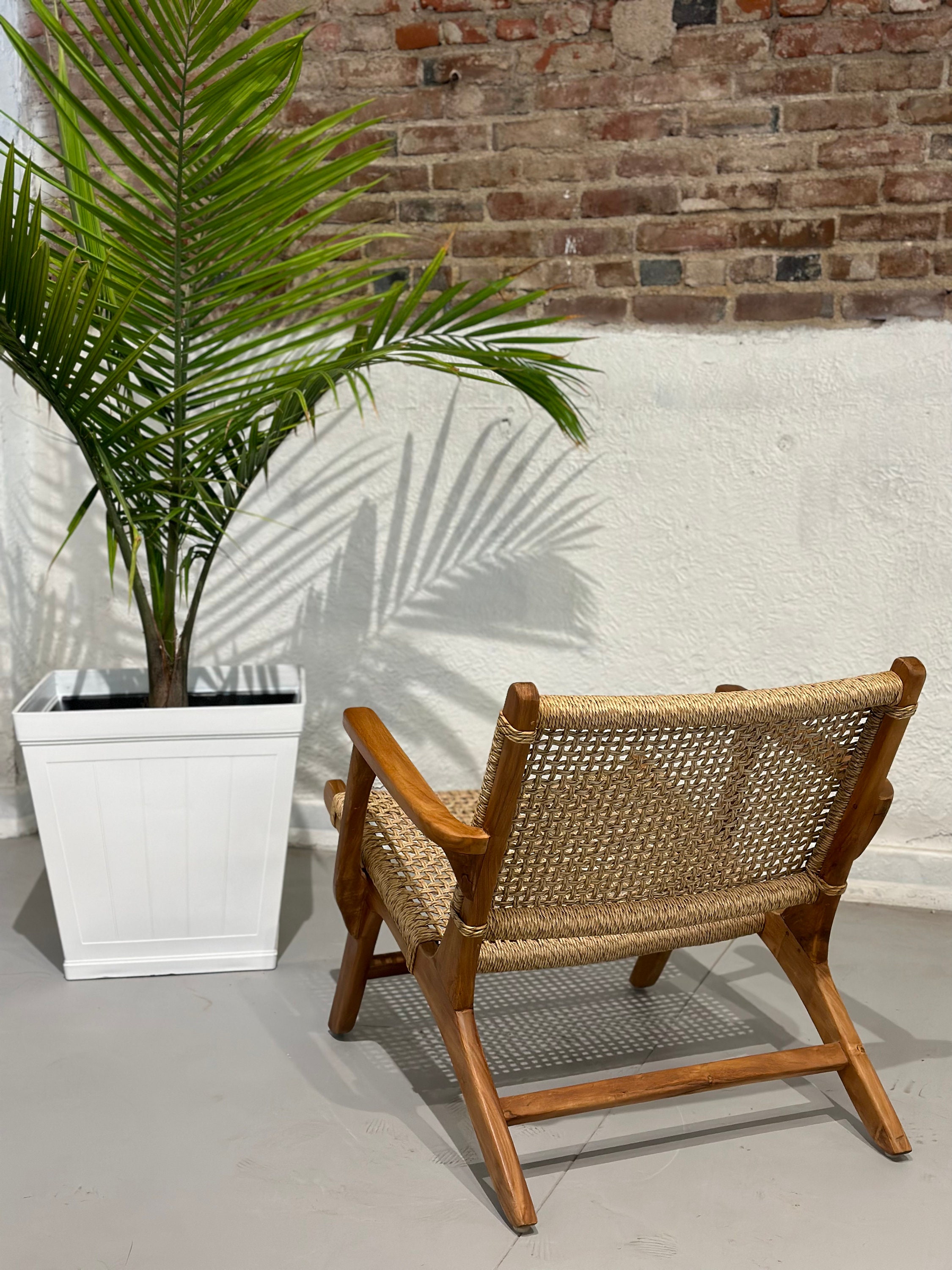 Chess Chair, With Its First Class Teak Wood Frame and Rattan Seat and ...