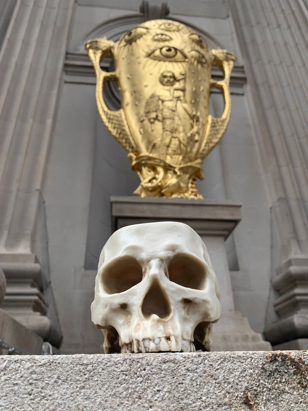 Human Skull Candle, Ritual Skull, Halloween Skull, Harry Potter Skull ...