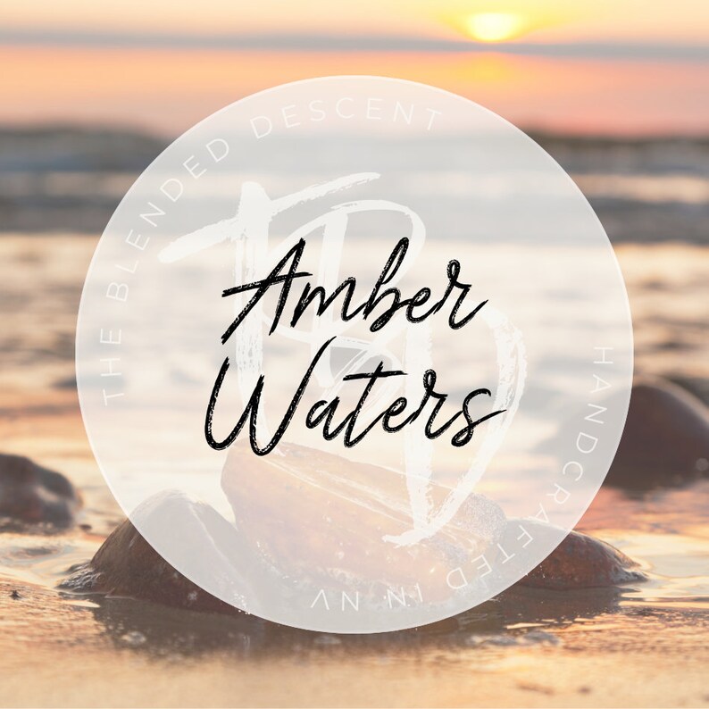 Amber Waters Bergamot Marine Amber Paraffin Free Wax Melt - Etsy