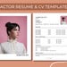Actor Resume Template With Matching Headshot Template | Actor Resume ...