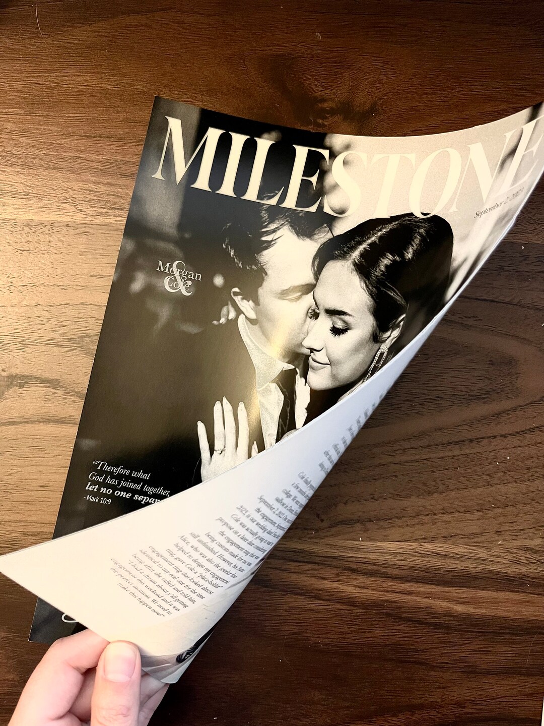 GIFT CERTIFICATE: Custom Designed 2 Page Magazine Gift - Etsy