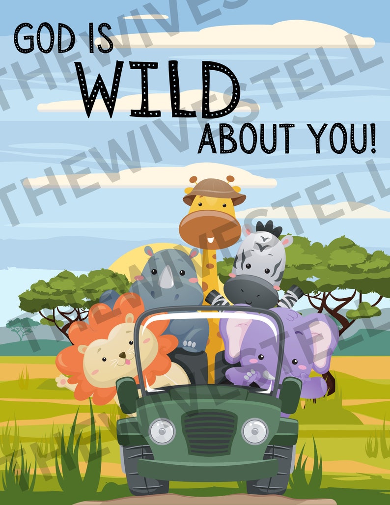 Safari Preschool Decor Bundle - Etsy