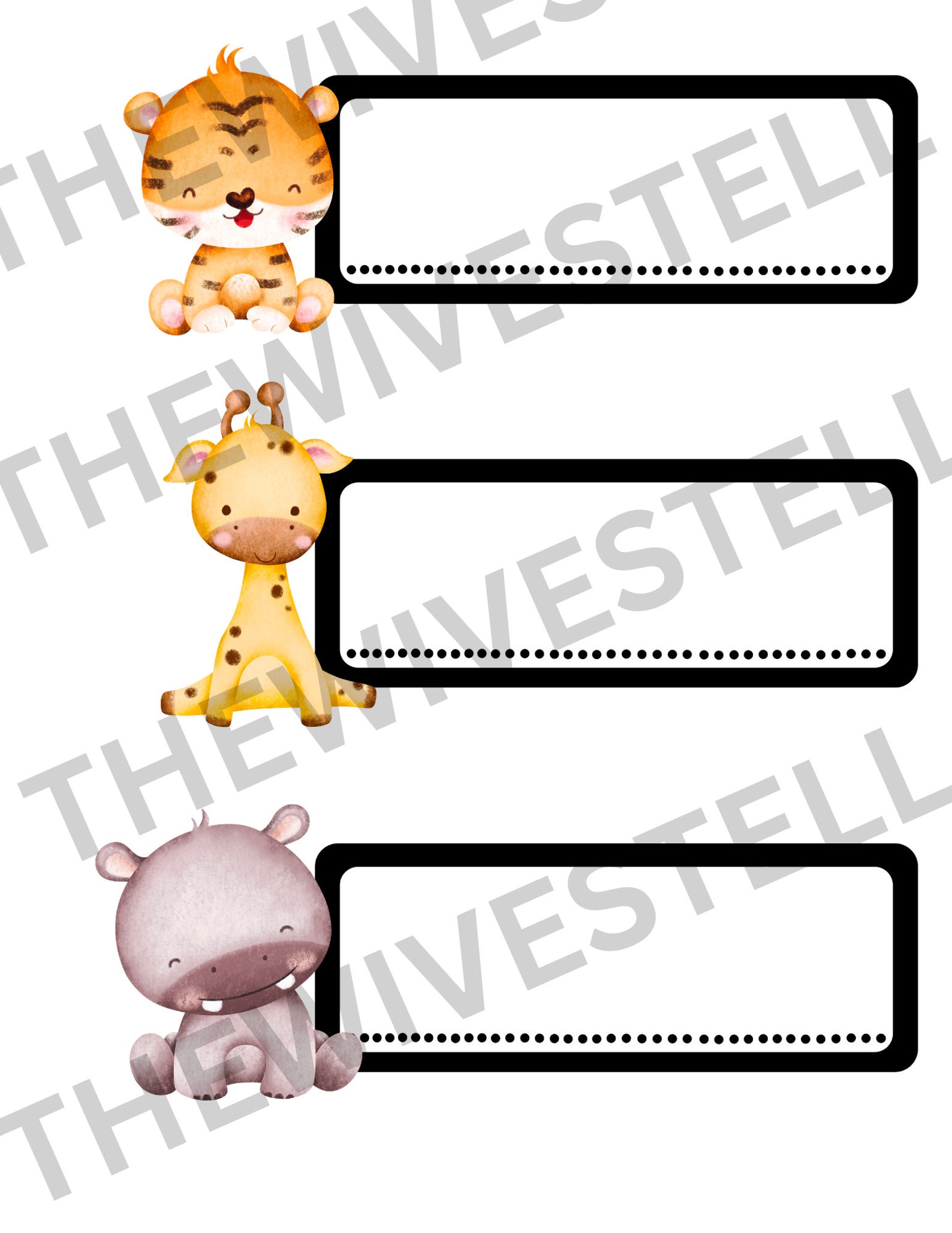 Safari Preschool Decor Bundle - Etsy