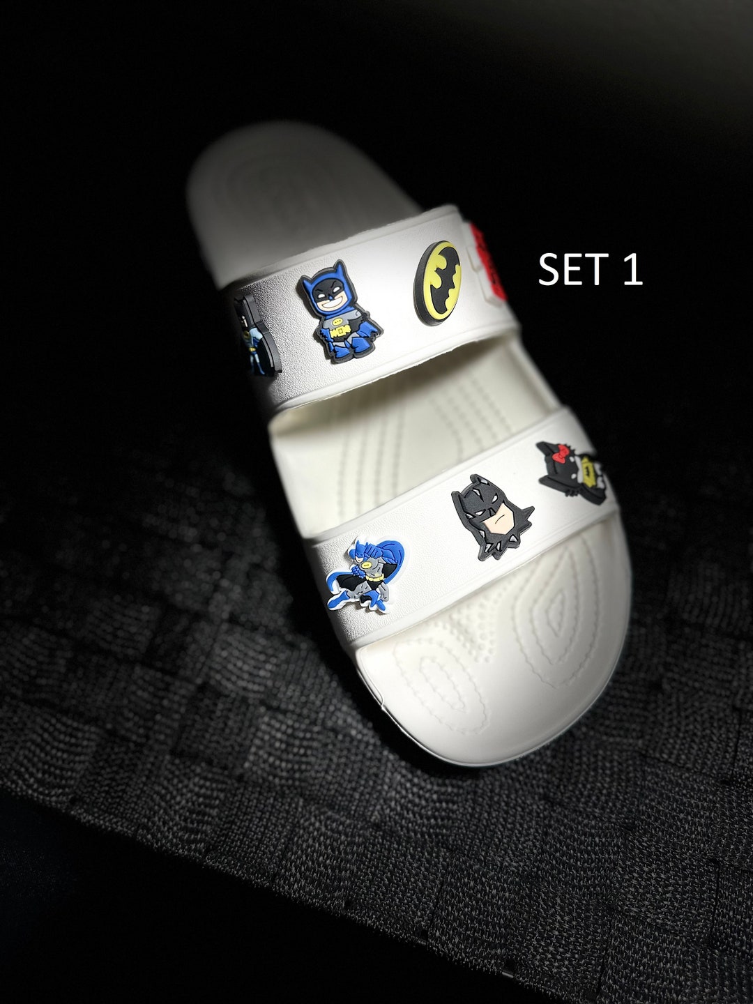 Batman Croc Charm Sets DC Superhero Batman Batgirl - Etsy