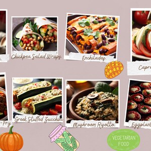 20 Healthy Vegetarian Recipes | Printable Recipe Ebook | Recipe Pack ...