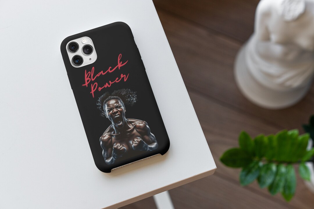 Logo With an African Woman and Slogan "black Power" - Etsy