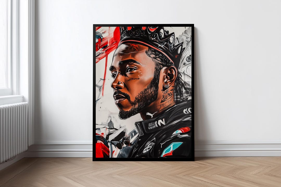 Lewis Hamilton Canvas Art,lewis Hamilton Poster,lewis Hamilton Canvas ...