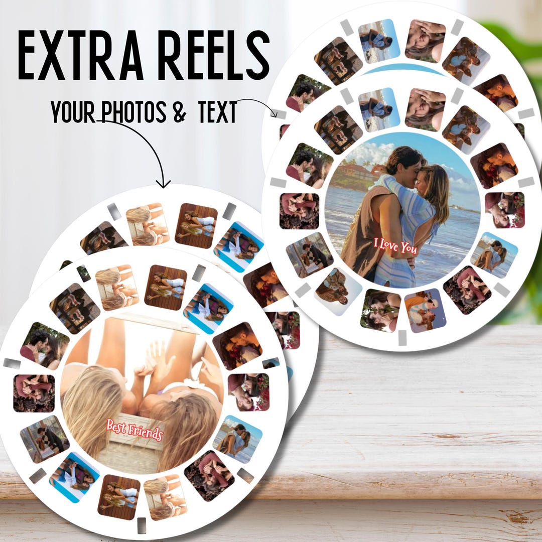 Custom Photo 3D Viewfinder Reel Insert - Personalized Nostalgic Gift ...