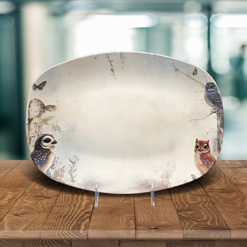 Owl Serving Tray - Etsy