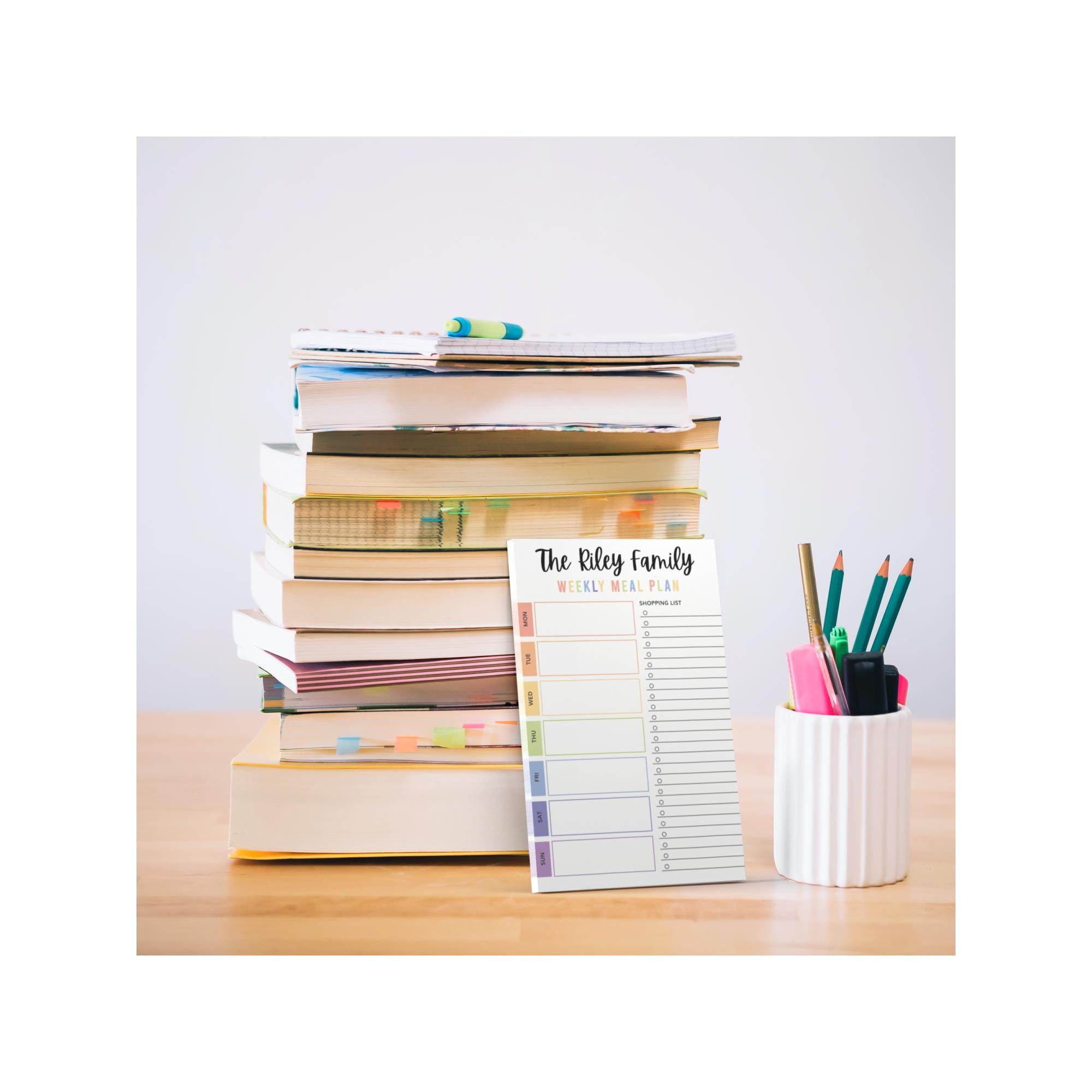 Daily Planner Sticky Note, Task Tracker, Printed Planner, To-do List ...