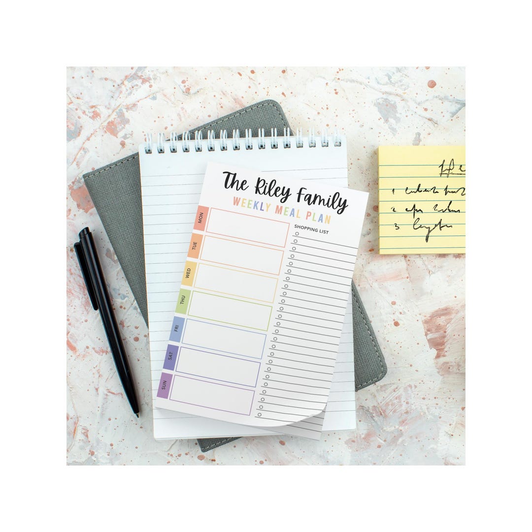Daily Planner Sticky Note, Task Tracker, Printed Planner, To-do List ...